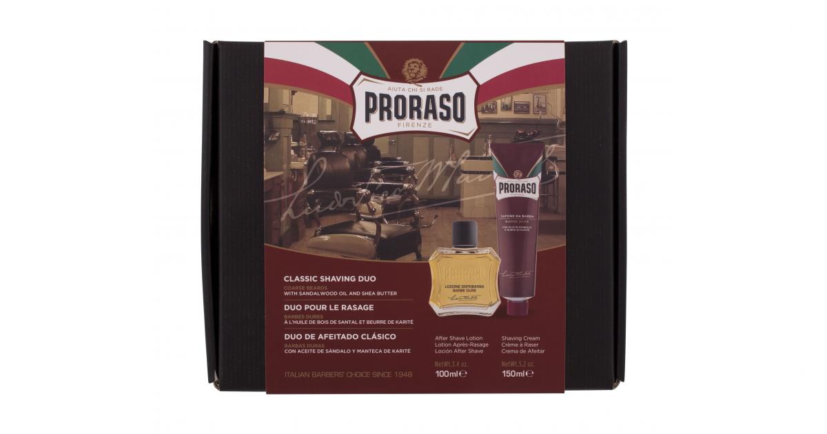 PRORASO Red Classic Shaving Duo Ajándékcsomagok Red borotválkozás utáni ...