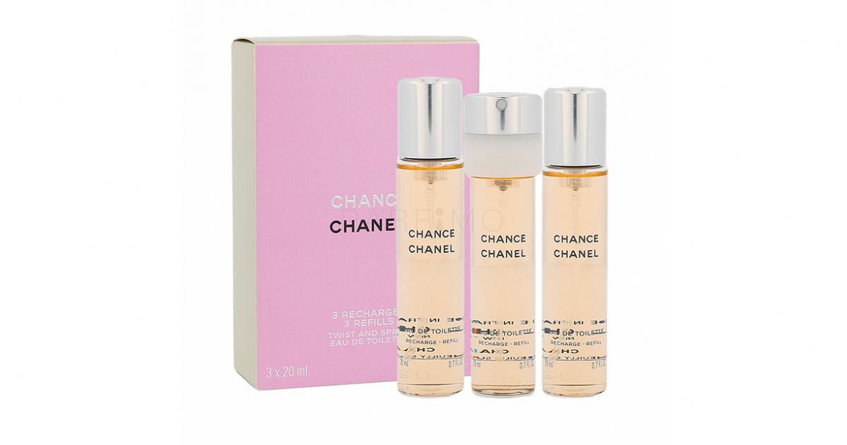 Chanel Chance Eau de Toilette nőknek Refill 3x20 ml | PARFIMO.hu