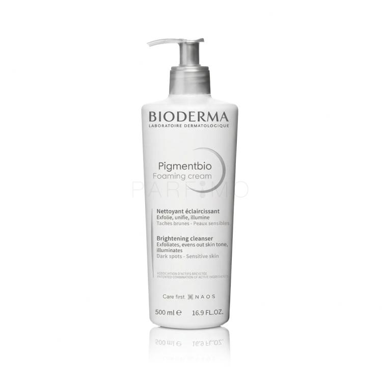 BIODERMA Pigmentbio Foaming Cream Bőrtisztító krém nőknek 500 ml ...